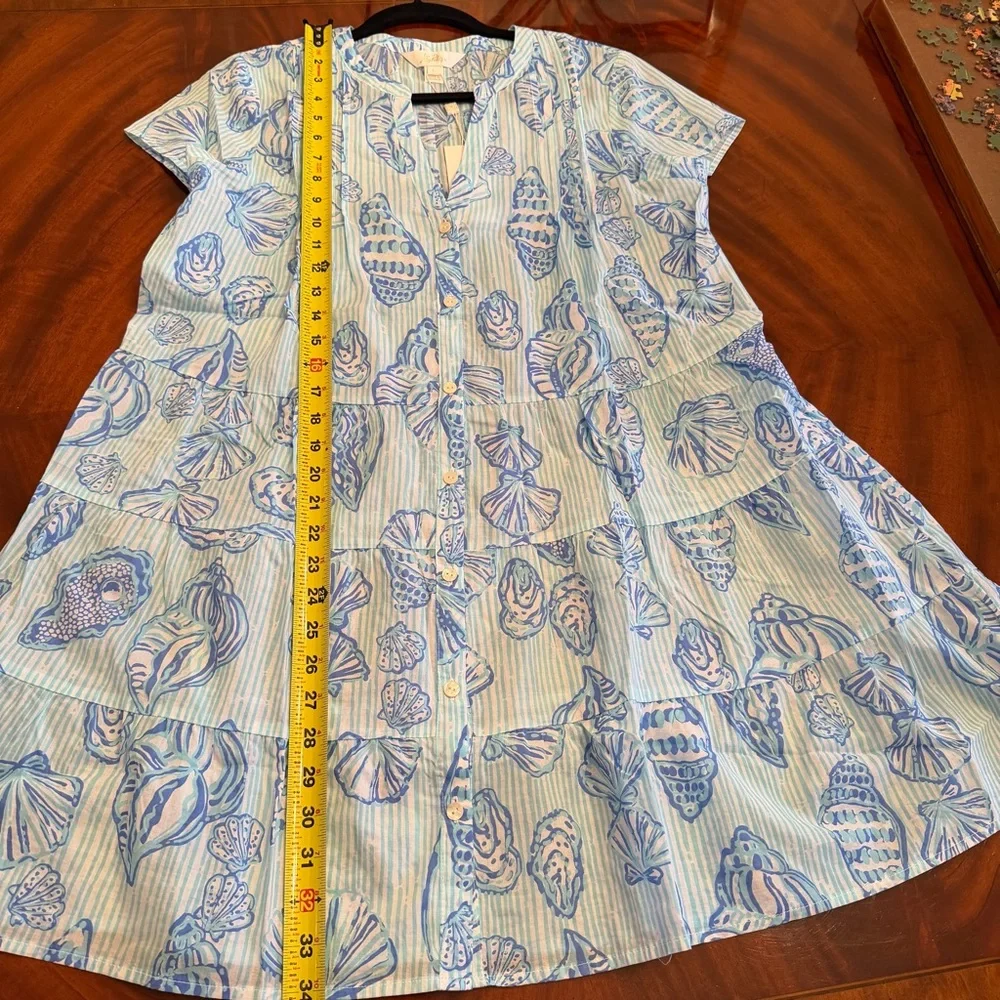 Lilly Pulitzer | Swim | Nwt Lilly Pulitzer Feria Tiered Coverup Cool As ...